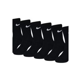 Socken Nike Sportswear "f&uuml;r Kinder NHB NIKE DF PERF BASIC CREW", M&auml;dchen, Gr. 27-34,5, schwarz, Baumwollmischung, Socken Socken, f&uuml;r Kinder, f&uuml;r Training, im 6er-Pack