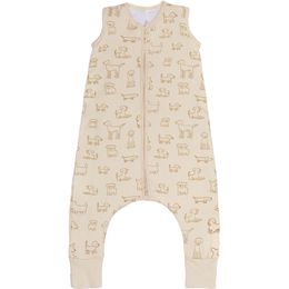 Babyschlafsack fillikid "mit Beinen, TOG 0,5", Baby, Gr. 104, Rei&szlig;verschlussmitte, hund, Obermaterial: 100% Baumwolle, Schlafs&auml;cke, f&uuml;r den Sommer und Raumtemperatur &uuml;ber 24