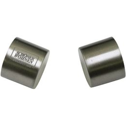 Sch&ouml;ner Wohnen Kollektion Gardinenstangen-Endst&uuml;ck "Endkappe f&uuml;r &Atilde;&tilde; 20 mm", silber (edelstahl, optik), 2 Stk., SCH&Ouml;NER WOHNEN-KOLLEKTION, Gardinenstangenendst&uuml;cke, Gardinenstangen-Endst&uuml;ck, Serie Einzelprogramm Leon &Atilde;&tilde; 20 mm