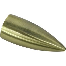 Gardinenstangen-Endst&uuml;ck Gardinia "Memphis", grau (messingfarben), L:5,2cm, Gardinenstangenendst&uuml;cke, Gardinenstangen-Endst&uuml;ck, Serie Einzelprogramm Memphis &Atilde;&tilde; 16 mm
