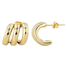 Adelia&acute;s Paar Creolen ADELIA&acute;S "Ohrringe &ndash; Creole aus Edelstahl", Damen, Gr. Damen, Edelstahl, gold, Ohrringe, Ein kleines Geschenk mit gro&szlig;er Wirkung