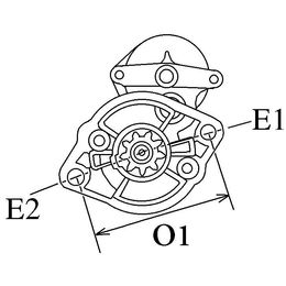 HC-CARGO Starter f032111874 f&uuml;r TOYOTA