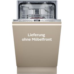Neff vollintegrierbarer Geschirrsp&uuml;ler "S855EMX34E", Energieeffizienz: B (A-G), beige, B:44,8cm H:81,5cm T:55cm, Geschirrsp&uuml;ler, Automatische T&uuml;r&ouml;ffnung f&uuml;r Effizienz, flexible K&ouml;rbe & Schubladen