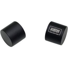 Sch&ouml;ner Wohnen Kollektion Gardinenstangen-Endst&uuml;ck "Endkappe f&uuml;r &Atilde;&tilde; 20 mm", schwarz (schwarz, matt), 2 Stk., SCH&Ouml;NER WOHNEN-KOLLEKTION, Gardinenstangenendst&uuml;cke, Gardinenstangen-Endst&uuml;ck, Serie Einzelprogramm Leon &Atilde;&tilde; 20 mm