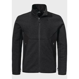 Sch&ouml;ffel Fleecejacke SCH&Ouml;FFEL "CIRC Fleece Jk Style Yew MNS", Herren, Gr. 48, 9990, schwarz, Oberstoff: 100% Polyester. Futter: 100% Polyester. Oberstoff Besatz: 100% Polyester, regular fit, hoch geschlossener Ausschnitt, Jacken Fleecejacke
