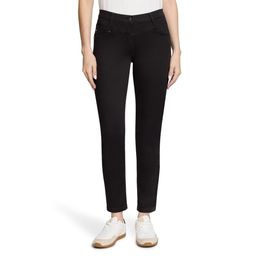 Stoffhose Betty Barclay "Damen Slim Fit", Damen, Gr. 34, Normalgr&ouml;&szlig;en, schwarz, Obermaterial: 64% Baumwolle, 33% Polyester, 3% Elasthan, slim fit 7/8-L&auml;nge, Hosen Stoffhose, Passenabtrennung