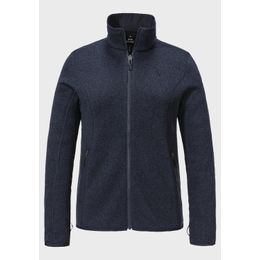 Sch&ouml;ffel Fleecejacke SCH&Ouml;FFEL "CIRC Fleece Jk Style Yew WMS", Damen, Gr. 36, 8820, blau, Oberstoff: 100% Polyester. Futter: 100% Polyester. Oberstoff Besatz: 100% Polyester, regular fit, hoch geschlossener Ausschnitt, Jacken Fleecejacke