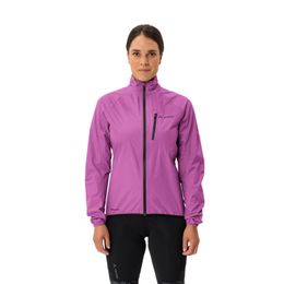 Regenjacke Vaude "Women's Drop Jacket III", Damen, Gr. 42, lila (magenta), Obermaterial: 100% Polyester, normal, Jacken Regenjacke, sportlicher Stil, wasserdicht mit 10000 mm Wassers&auml;ule, atmungsaktiv