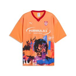 Trainingsshirt Puma "F1 Spanien Trikot Herren", Jungen, Gr. L, orange (melon glow orange), Obermaterial: 100% Polyester. Kragen: 3% Elasthan, 97% Polyester, clean, relaxed fit, Rundhals, Shirts