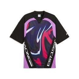 Trainingsshirt Puma "F1 Lifestyle Trikot Herren", Jungen, Gr. L, schwarz, Obermaterial: 100% Polyester. &Auml;rmel: 100% Polyester. Rippe: 97% Polyester, 3% Elasthan, clean, oversize, Rundhals, Shirts