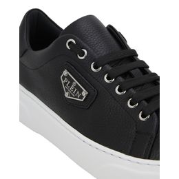 Sneaker Philipp Plein "Iconic Plein", Herren, Gr. 36, Normalschaft, 02, schwarz, Schuhe Sneaker