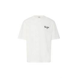 Rundhalsshirt INDICODE "Rundhalsshirt IDBrybell", Jungen, Gr. L, beige (snow flake), Obermaterial: 100% Baumwolle CO., Shirts Rundhalsshirt