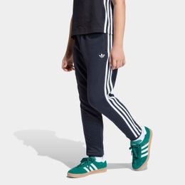 Sporthose adidas originals "3S PANTS", M&auml;dchen, Gr. 128, N-Gr, schwarz,, Obermaterial: 70% Baumwolle, 30% Polyester, Hosen Sporthose, f&uuml;r Kinder, mit Gummizug, aus Baumwolle und Polyester