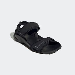 Outdoorsandale adidas terrex "HYDROTERRA SANDALE", Damen, Gr. 40,5, schwarz (core schwarz, core schwarz, grau four), Synthetik, Textil, Schuhe Outdoorsandale