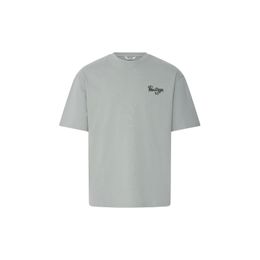 Rundhalsshirt INDICODE "Rundhalsshirt IDBrybell", Jungen, Gr. L, grau (light grau), Obermaterial: 100% Baumwolle CO., Shirts Rundhalsshirt