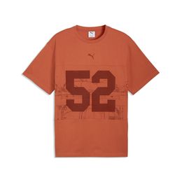 Trainingsshirt Puma "Porsche Legacy Lifestyle Trikot Herren", Herren, Gr. L, amarena orange, Obermaterial: 100% Baumwolle. Rippe: 100% Baumwolle, relaxed fit, Rundhals, Shirts