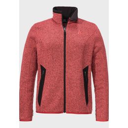 Sch&ouml;ffel Fleecejacke SCH&Ouml;FFEL "CIRC Fleece Jk Style Yew WMS", Damen, Gr. 36, rosa (2675, rosa), Oberstoff: 100% Polyester. Futter: 100% Polyester. Oberstoff Besatz: 100% Polyester, regular fit, hoch geschlossener Ausschnitt, Jacken Fleecejacke