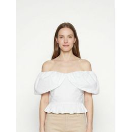 Hemdbluse ITS MAY "ITS MAY Shirt Serena", Damen, Gr. L, wei&szlig;, Obermaterial: 100% Baumwolle, Blusen Hemdbluse