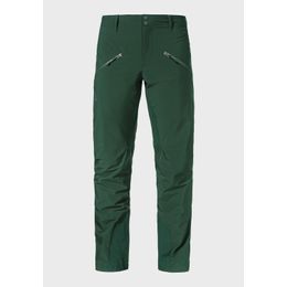 Sch&ouml;ffel Outdoorhose SCH&Ouml;FFEL "Softshell Pt Style Milagle MNS", Herren, Gr. 48, Normalgr&ouml;&szlig;en, gr&uuml;n (6965, gr&uuml;n), Oberstoff: Aussenseite: 92% Polyester, 8% Elasthan, Innenseite: 100% Polyester. (Membran: Thermoplastisches Polyurethan). Oberstoff Einsatz: 92% Polyester, 8% Elasthan, Hosen Outdoorhose