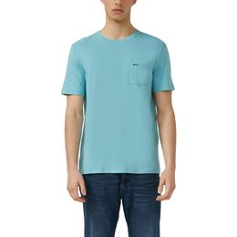 T-Shirt s.Oliver, Jungen, Gr. XXL, petrol, Single Jersey, Obermaterial: 100% Baumwolle, meliert, normal h&uuml;ftbedeckend, Rundhals, Shirts T-Shirt, in melierter Optik