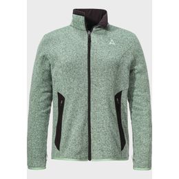 Sch&ouml;ffel Fleecejacke SCH&Ouml;FFEL "CIRC Fleece Jk Style Yew WMS", Damen, Gr. 36, 6305, gr&uuml;n, Oberstoff: 100% Polyester. Futter: 100% Polyester. Oberstoff Besatz: 100% Polyester, regular fit, hoch geschlossener Ausschnitt, Jacken Fleecejacke