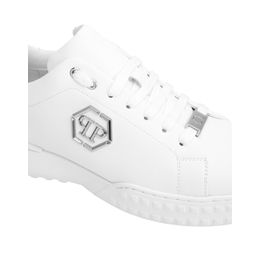 Sneaker Philipp Plein "Hexagon", Herren, Gr. 35, Normalschaft, 01, wei&szlig;, Schuhe Sneaker