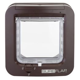 SureFlap Microchip Katzenklappe braun