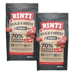 Rinti Max-i-Mum Rind Hunde-Trockenfutter getreidefrei 2x12kg