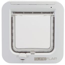 SureFlap Microchip Katzenklappe wei&szlig;