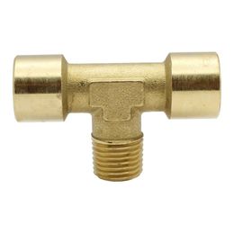 Riegler T-St&uuml;ck, innen/au&szlig;en/innen, G/R 1/2, SW 21, Messing blank (254.44)