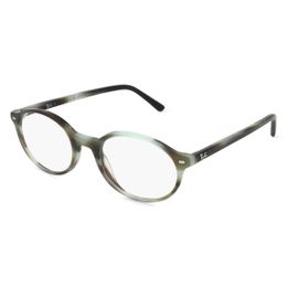 Ray-Ban 0RX5429 GERMAN Brille Unisex | Fassung: Vollrand, Oval, Gr&uuml;n Gestreift