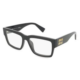 Miu Miu MU02XV Brille Damen | Fassung: Vollrand, Eckig, Schwarz