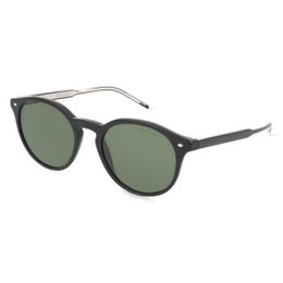 Giorgio Armani 0AR8211 | Herren-Sonnenbrille | Fassung: Vollrand, Panto, Acetat, Schwarz | Glasfarbe: Gr&uuml;n
