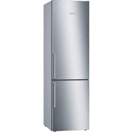 Bosch K&uuml;hl-/Gefrierkombination "KGE398IBP", Energieeffizienz: B (A-G), silber (geb&uuml;rsteter stahl anti fingerprint), Rechtsanschlag, K&uuml;hlschr&auml;nke, Low Frost, VitaFresh Schublade, Big Box, LED-Licht, Super K&uuml;hlen