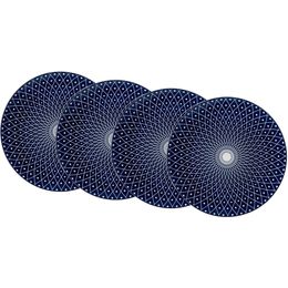 Ritzenhoff & Breker Speiseteller RITZENHOFF & BREKER "ROYAL REIKO", wei&szlig; (wei&szlig;, blau), &Oslash;:26,5cm, Keramik, Speiseteller, Speiseteller, Teller Set, Keramik