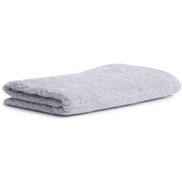 M&ouml;ve Badetuch M&Ouml;VE "Superwuschel", silber, B:100cm L:160cm, Walkfrottee, Baumwolle, Handt&uuml;cher, Badetuch, Badetuch mit Bord&uuml;re, 100% Premium Cotton Baumwolle, einfarbig, weich