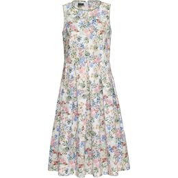 Luis Steindl &Auml;rmelloses Kleid mit floralem Allover Wei&szlig;/Bunt (Gr&ouml;&szlig;e: 38)