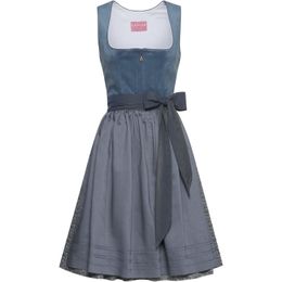 Kr&uuml;ger Kr&uuml;ger Samt-Dirndl Blau (Gr&ouml;&szlig;e: 42)