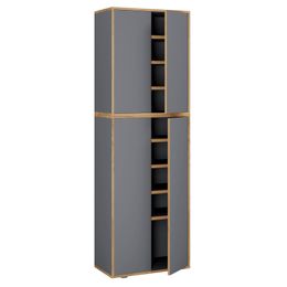 Schuhschrank Salia Anthrazit/Honigeiche