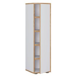 Schuhschrank Salia Wei&szlig;/Honigeiche