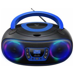 Denver TDB-212 Radiorekorder mit CD-Spieler Blau