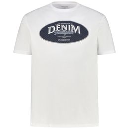 Jack & Jones Herren Gro&szlig;e Gr&ouml;&szlig;en | Jack&Jones T-Shirt mit Label-Print Farbe wei&szlig; Gr&ouml;&szlig;e: 8XL