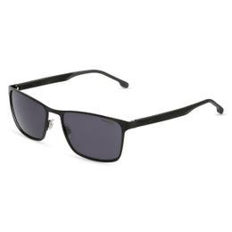 Carrera 8048/S | Herren-Sonnenbrille | Fassung: Vollrand, Quadratisch, Metall, Schwarz | Glasfarbe: Grau