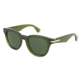 Burberry BE4439 | Herren-Sonnenbrille | Fassung: Vollrand, Rund, Acetat, Gr&uuml;n Dunkel | Glasfarbe: Gr&uuml;n