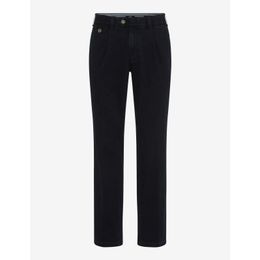 Eurex By Brax Herren Bundfaltenhose Style FRED, denim dunkelblau, Gr. 24
