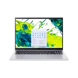 Acer Aspire Go 16, AG16-71P, Ultrabook/Laptop, 16 Zoll WUXGA 120 Hz, Intel Core i9, 32 GB RAM, 1 TB SSD, Intel Iris Xe, Windows 11 Home, Silber