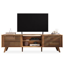 Idimex Lowboard, Eiche, Holz, Kiefer, Vintage, 175x50x38 cm, FSC Mix, Wohnzimmer, Wohnw&auml;nde, Lowboards, Lowboards stehend