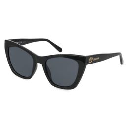 Love Moschino Moschino MOL070/S | Damen-Sonnenbrille | Fassung: Vollrand, Butterfly, Kunststoff, Schwarz | Glasfarbe: Grau