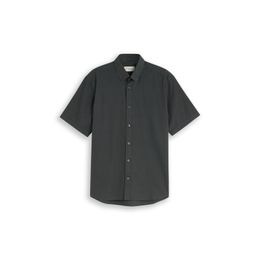 Tom Tailor Herren Regular Fit Kurzarmhemd mit Karomuster, gr&uuml;n, Kariert, Gr. XXL