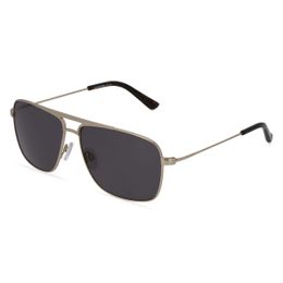 Rodenstock R 1428 | Herren-Sonnenbrille | Fassung: Vollrand, Quadratisch, Metall, Silber Matt | Glasfarbe: G15